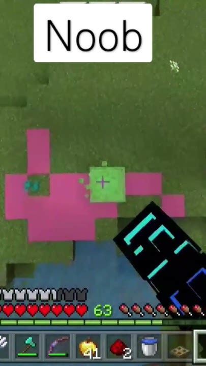 Minecraft Mlg Noob Vs Pro Vs Hacker Shorts Viral Trending Dream
