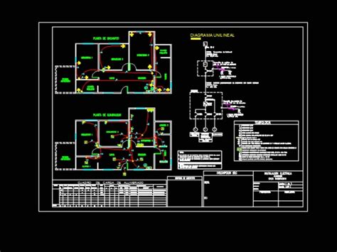 Isometrico Instalacion Electrica En Dwg 28878 Kb Librería Cad