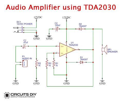 Схема Tda2030a Схемы