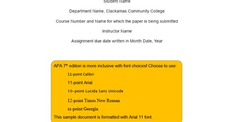 Apa 7Th Edition Google Docs Template