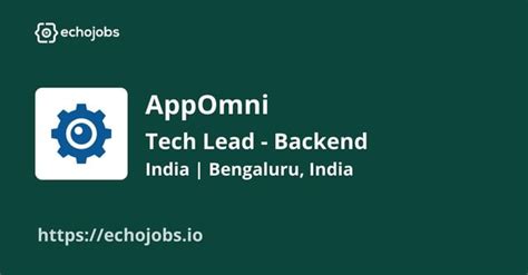 Appomni Is Hiring Tech Lead Backend India Bengaluru India Api