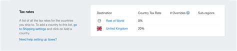 Product Taxes On Shopify Veeqo Help Center