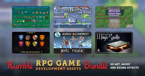 Just 1 The Humble RPG Game Development Assets Bundle 2D Art Music