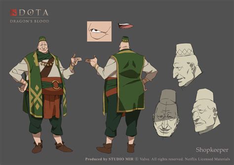 Dota Dragons Blood 2021 Part 2 Model Sheets Turnarounds