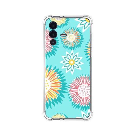 Funda Silicona Antigolpes Para Vivo V23 5g Diseño Flores 05 con Ofertas en Carrefour Ofertas