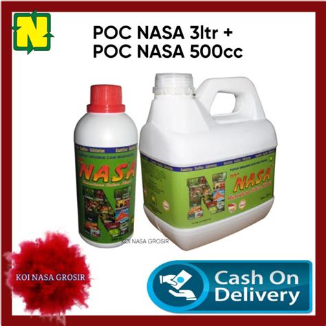 PUPUK ORGANIK NASA 1 PAKET PUPUK NASA ORI POC NASA 3 LITER