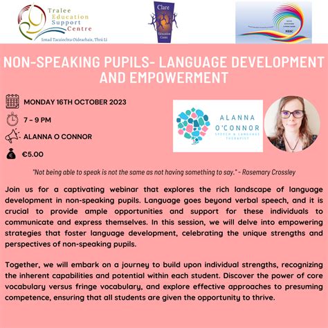 Aut23 179 Non Speaking Pupils Language Development And Empowerment