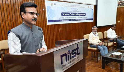 Dr C Anandharamakrishnan Director Csir Niist Inaugurated Jigyasa Science Outreach Program