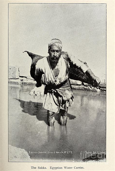 The Sakka Egyptian Water Carrier M4 Photograph By Historic Illustrations Pixels