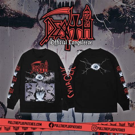 death symbolic longsleeve shirt pull the plug patches