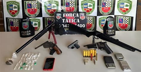 Armas munições e drogas foram apreendidas no Interior do Amazonas