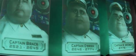 Wall E Captain Portraits