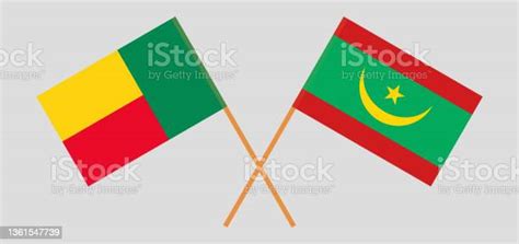 ベナンとモーリタニアの旗を交差させた公式の色正しい比率 イスラム教のベクターアート素材や画像を多数ご用意 イスラム教