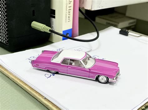 Wicked Cool Pink Caddy Lowrider Rhotwheels