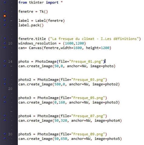 Ouvrir une image en cliquant sur une image Python Tkinter Résolu
