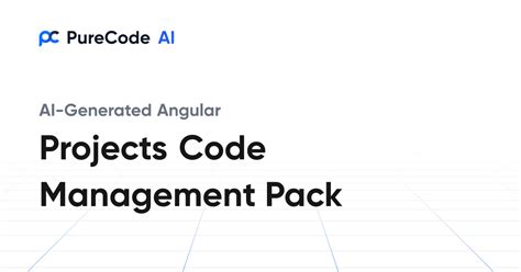 Build Great Angular Projects Code Management Pack Components Faster Using Ai Tools