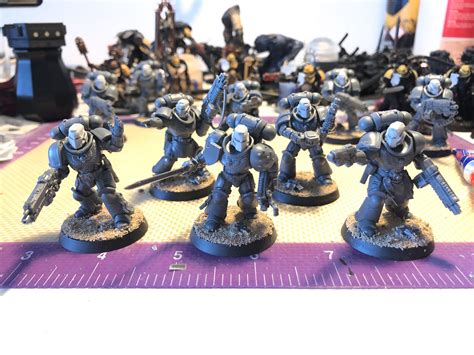 Wip First Set Of Intercessors For My Imperial Fists Black Templar