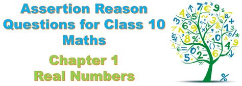 Assertion Reason Questions For Class 10 Maths Chapter 1 Real Numbers