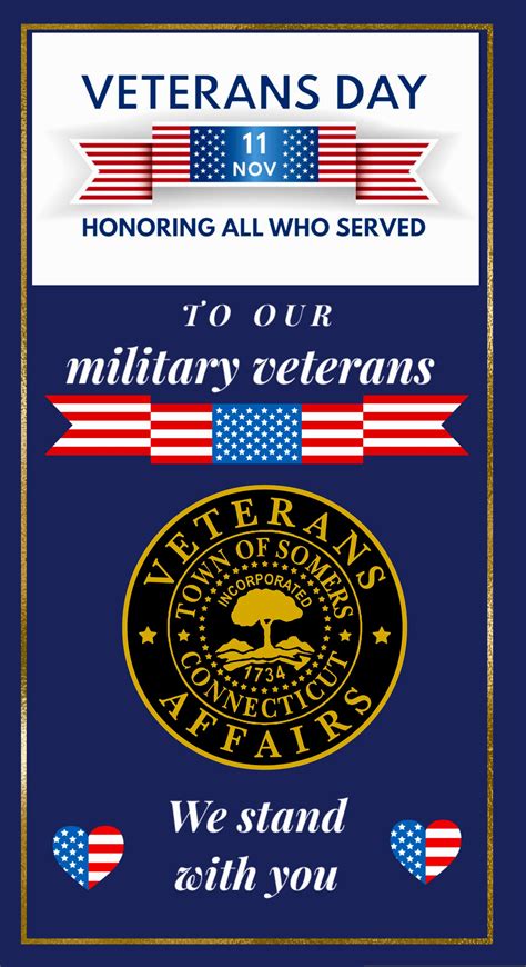 Nov 11 Veterans Day 2022 Honoring All Who Served Ellington CT Patch