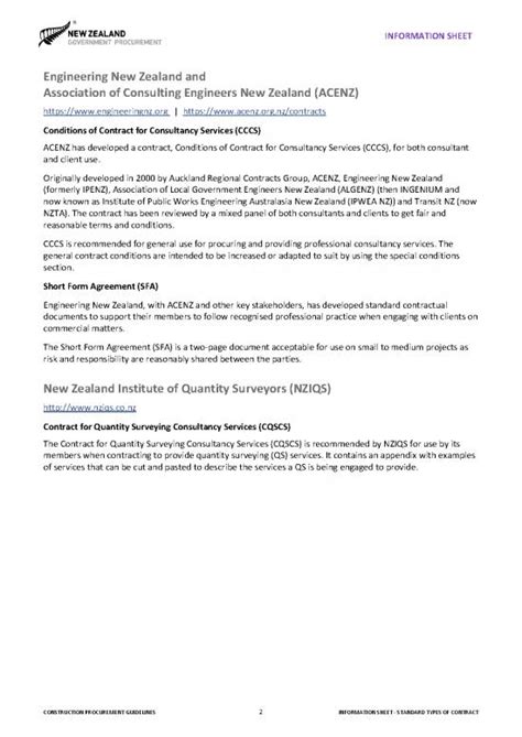Building Pdf 84617 Standard Types Of Construction Contract