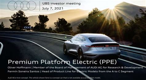 Audi Ppe Premium Platform Electric Battery Design