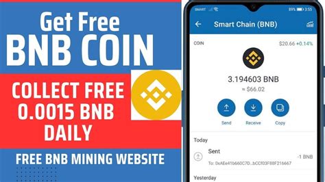 Free Bnb Mining Site Earn Daily Free Bnb No Investment Free Withdraw Youtube