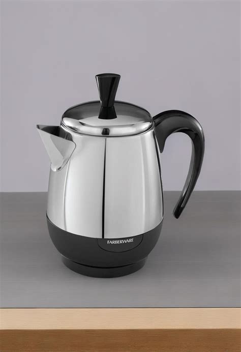 Farberware Electric Coffee Percolator Fcp240 Stainless Steel Basket
