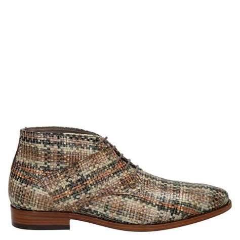 Rehab Barry Square Hoge Nette Schoenen Voor Heren Taupe Shoemixx Nl