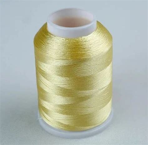 Golden Polyester Embroidery Thread Packaging Type Reel At Rs 150 Reel