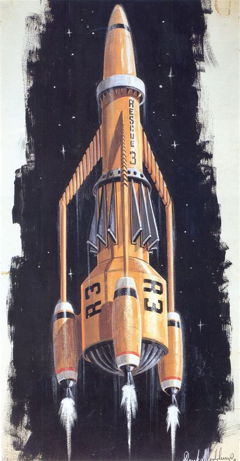 Production Art Thunderbirds Sci Fi Art Science Fiction Illustration
