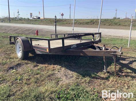 1996 Eagle Trailer Mfg S A Flatbed Utility Trailer Transportation Bigiron