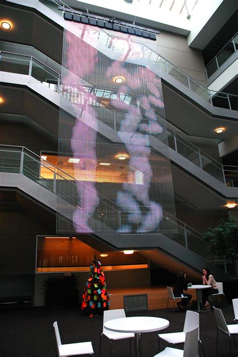 Moving Digital Smoke Art Interior Courtyard And Christma Flickr
