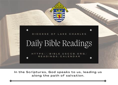 Daily Bible Roman Catholic Diocese Of Lake Charles Facebook