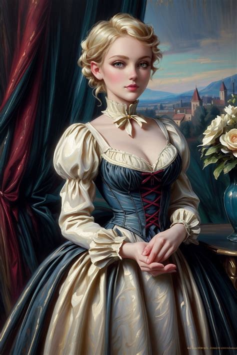 A Girl In The Victorian Era O Image Created By Aoi Tensor Art