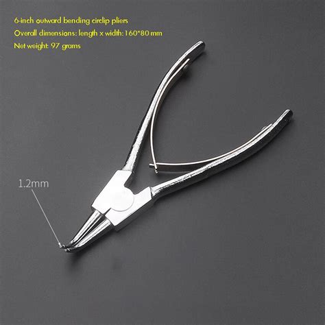 Precision Circlip Pliersstraightangle Tip Lock R Grandado