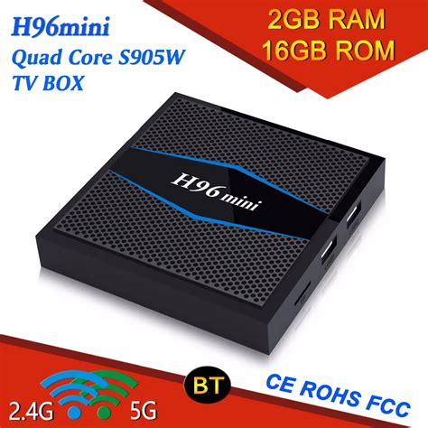 Qixi H96mini Tv Box Amlogic S905w Quad Core Arm Cortex A53 Android 7 1
