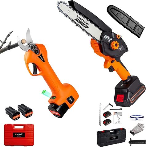 Amazon 8 Inch 21V Electric Mini Chainsaw Brushless Rechargeable