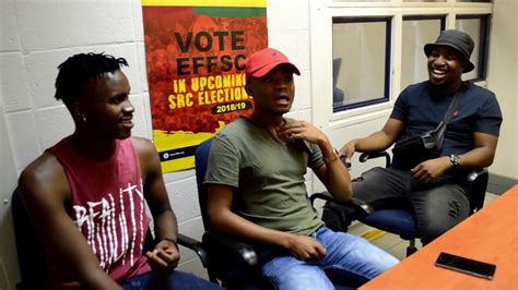 The Former President Of The Effsc Vut Lemo Adressing Issues On
