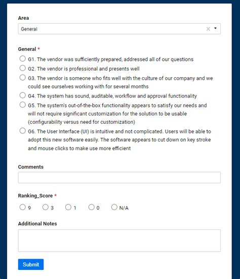 Form Being Able To Be Used To Ask Longer Questions Outside Of Dropdown