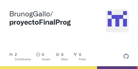 Github Brunoggalloproyectofinalprog