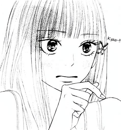 Sawako Kimi Ni Todoke Comic Style Art Cute Anime Pics