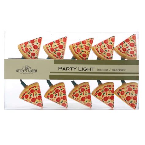Novelty Pizza Lights String Set Of 10 Retrofestive Ca