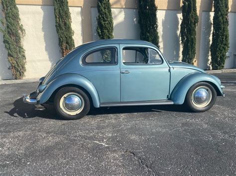 1956 Volkswagen Beetle Grey For Sale