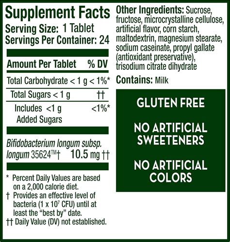 Align Probiotic Tablets 247 Digestive Support 1 Doctor Recommended