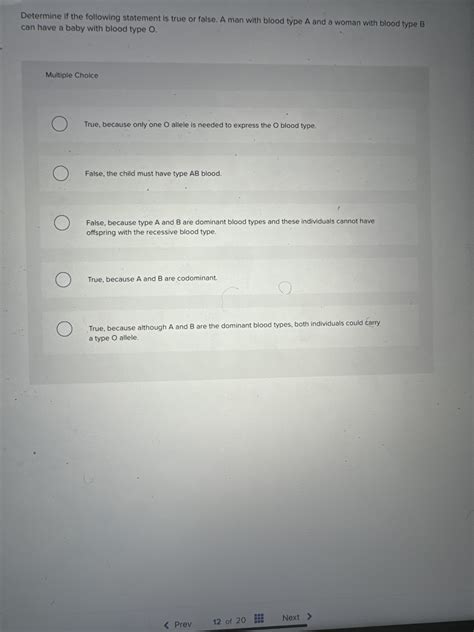 Solved Determine If The Following Statement Is True Or Chegg