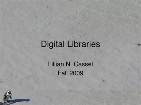 Ppt Digital Libraries Powerpoint Presentation Free Download Id1702567