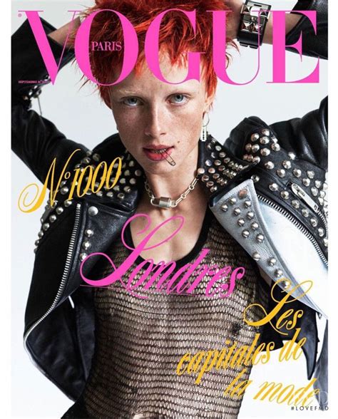 Vogue Paris Cover With Rianne Van Rompaey September 2019 Punk Punk