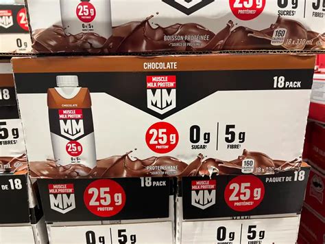 Costco Muscle Milk Protein Chocolate Shake 18 X 330 Ml Itm 1732386