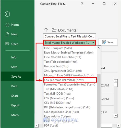 How To Convert An Excel File To A Text File Using Comma Delimited