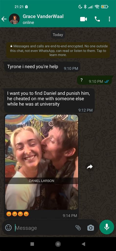 A Message For Daniel Larson From Tyrone R Daniellarson